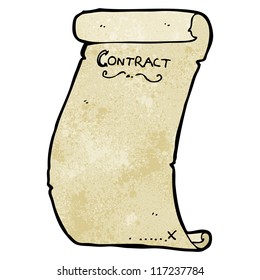 Cartoon Old Contract: เวกเตอร์สต็อก (ปลอดค่าลิขสิทธิ์) 117237784 ...