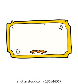 Cartoon Old Frame Stock Vector (Royalty Free) 186544067 | Shutterstock