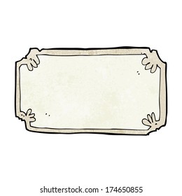 Cartoon Old Frame Banner Stock Vector (Royalty Free) 174650855 ...