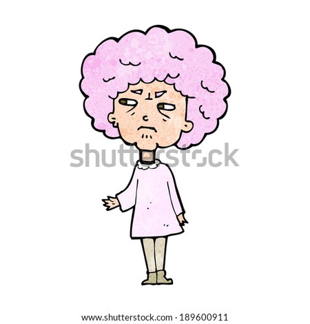 Grumpy Old Lady Cartoon Clipart | Free download on ClipArtMag