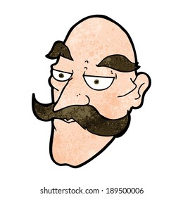 Cartoon Old Man Face Stock Vector (Royalty Free) 187715300