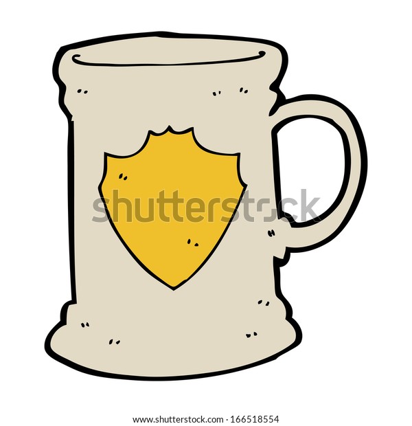 Cartoon Old Tankard Stock Vector (Royalty Free) 166518554 | Shutterstock