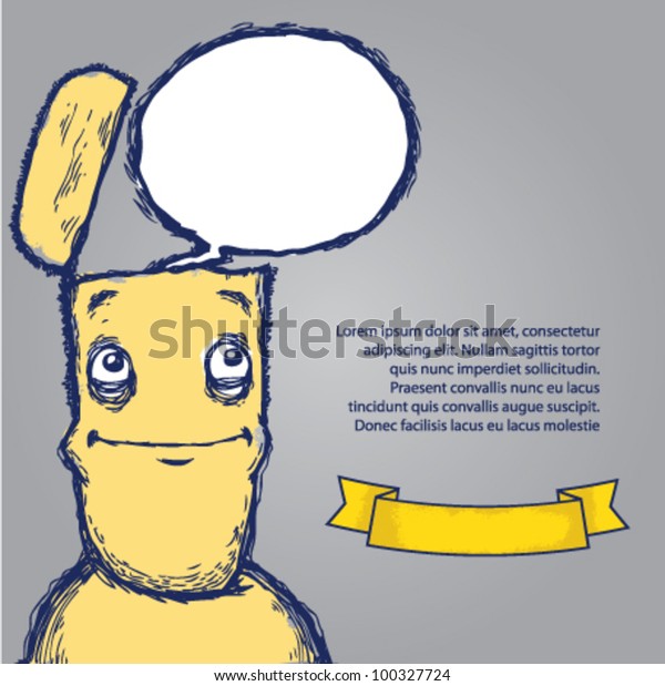 Cartoon Open Head Concept Idea Stock Vector (Royalty Free) 100327724