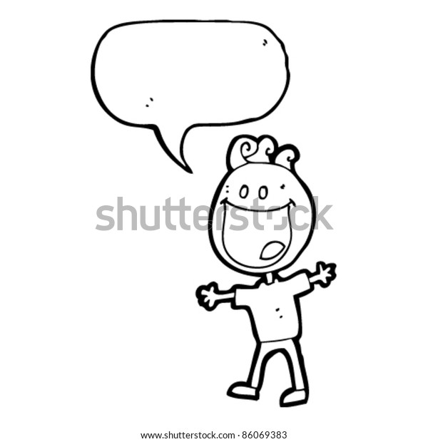 Cartoon Overjoyed Man Stock Vector (Royalty Free) 86069383 | Shutterstock