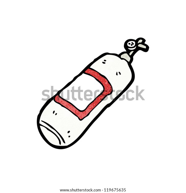 Cartoon Oxygen Tank Stock Vector (Royalty Free) 119675635 | Shutterstock