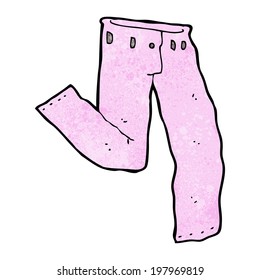 Cartoon Pair Pink Pants Stock Vector (Royalty Free) 197969819 ...