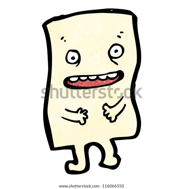 Cartoon Paper Character Stock Vector (Royalty Free) 116066350 ...