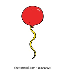 Cartoon Party Balloon Stock Vector (Royalty Free) 188010629 | Shutterstock