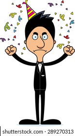 Cartoon Party Man Looking Angry Stock Vector (Royalty Free) 289270313 ...