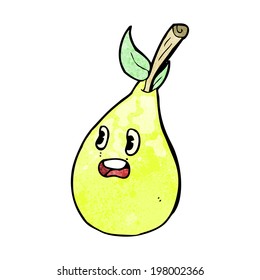 Cartoon Pear Stock Vector (Royalty Free) 198002366 | Shutterstock