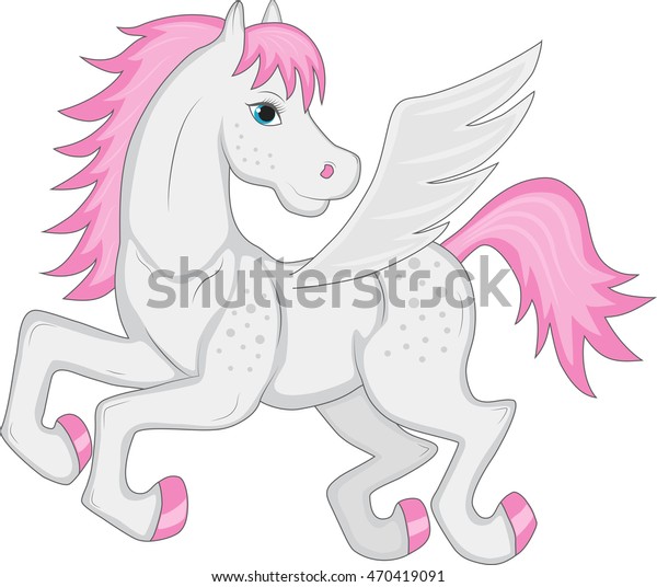 Cartoon Pegasus 库存矢量图（免版税）470419091 | Shutterstock