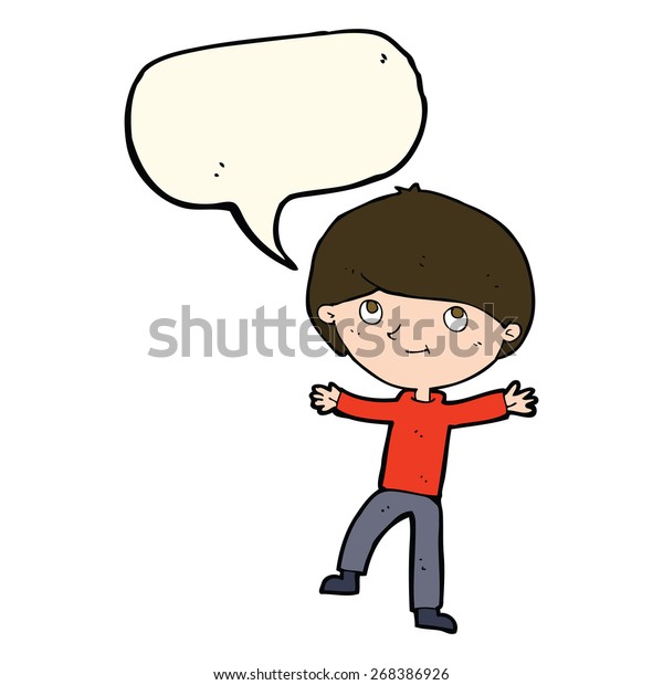 Cartoon People Speech Bubbles Stock Vector (Royalty Free) 268386926