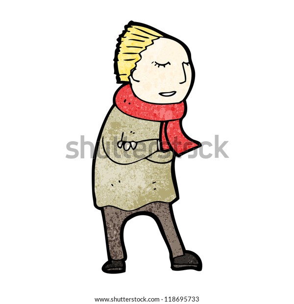 Cartoon Person Cold Weather: เวกเตอร์สต็อก (ปลอดค่าลิขสิทธิ์) 118695733 ...