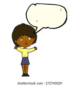 Cartoon Person Speech Bubble Stock Vector (Royalty Free) 272745029