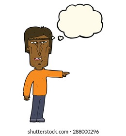 Cartoon Person Thought Bubble Stock Vector (Royalty Free) 288000296 ...