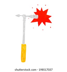 Cartoon Pin Hammer Stock Vector (Royalty Free) 198517037 | Shutterstock