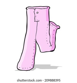 Cartoon Pair Pink Pants Stock Vector (Royalty Free) 197971355 ...