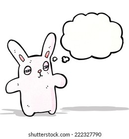 Cartoon Pink Rabbit Stock Vector (Royalty Free) 222327790 | Shutterstock