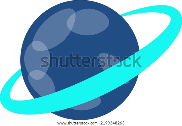 Cartoon Planet Vector Full Color Planet Stock Vector (Royalty Free ...