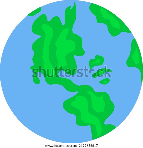 Cartoon Planet Vector Full Color Planet Stock Vector (Royalty Free ...