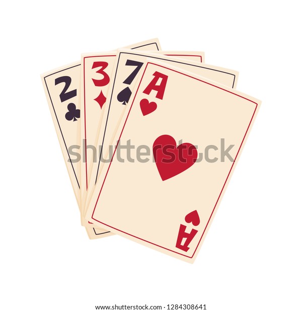 Cartoon Playing Cards Icon Stock Vector (Royalty Free) 1284308641 ...