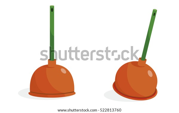 Cartoon Plunger Vector Illustration 스톡 벡터(로열티 프리) 522813760 | Shutterstock