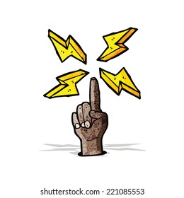 Cartoon Pointing Finger Stock Vector (Royalty Free) 221085553 ...