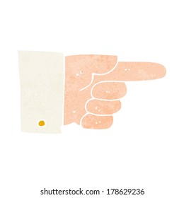Cartoon Pointing Hand Stock Vector (Royalty Free) 178629236 | Shutterstock