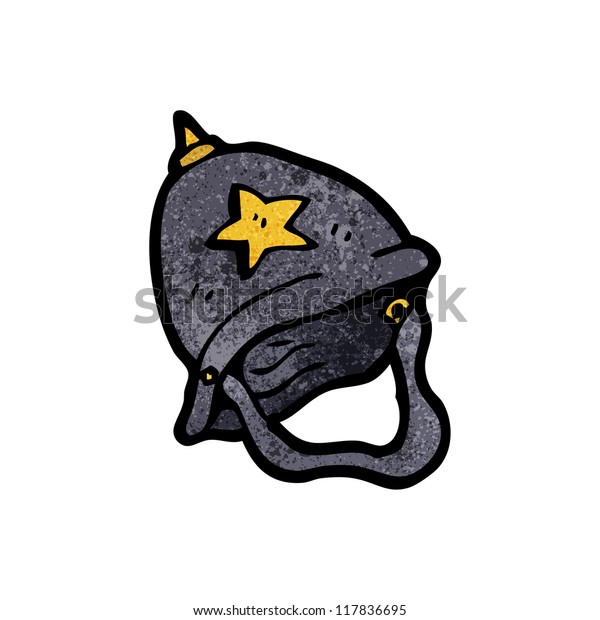 Cartoon Policeman Helmet Stock Vector (Royalty Free) 117836695 ...