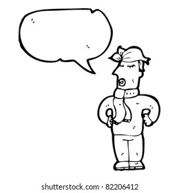 Cartoon Posh Man Talking Stock Vector (Royalty Free) 82206412 ...