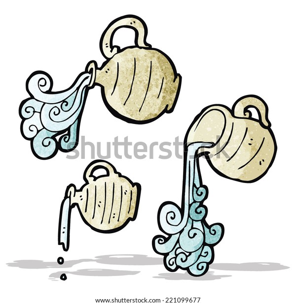 Cartoon Pouring Jugs Stock Vector (Royalty Free) 221099677 | Shutterstock