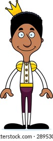 Cartoon Prince Man Smiling Stock Vector (Royalty Free) 289530977