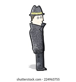 Cartoon Private Detective Stock Vector (Royalty Free) 224963755 ...