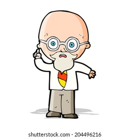Cartoon Professor Stock Vector (Royalty Free) 204496216 | Shutterstock
