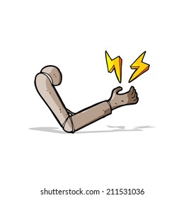 Cartoon Prosthetic Arm Stock Illustration 467983520