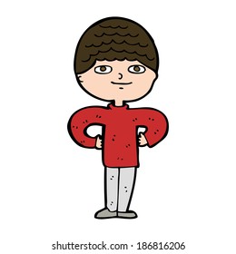 Cartoon Proud Man Stock Vector (Royalty Free) 186816206 | Shutterstock