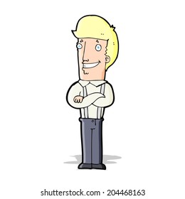 Cartoon Proud Man Stock Illustration 205987558 | Shutterstock
