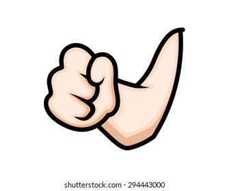 Hand Cartoon Illustration Hands Comic Fist 库存矢量图（免版税）1869860794 ...