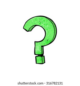 Cartoon Question Mark Stock Vector (Royalty Free) 316782131 | Shutterstock
