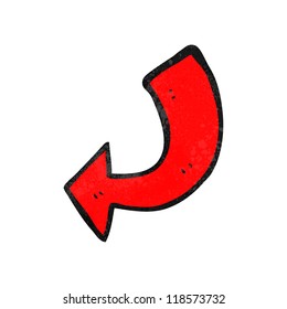 Cartoon Red Arrow Stock Vector (Royalty Free) 118573732 | Shutterstock