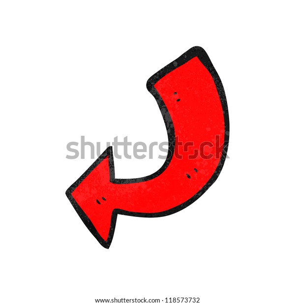 Cartoon Red Arrow Stock Vector (Royalty Free) 118573732 | Shutterstock