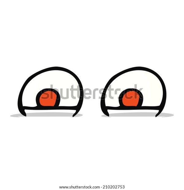 Cartoon Red Eyes Stock Vector (Royalty Free) 210202753 | Shutterstock