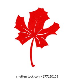 Cartoon Red Maple Leaf Stock Illustration 175524068