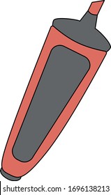 Cartoon Red Marker School Marker Stock Vector (Royalty Free) 1696138213 ...