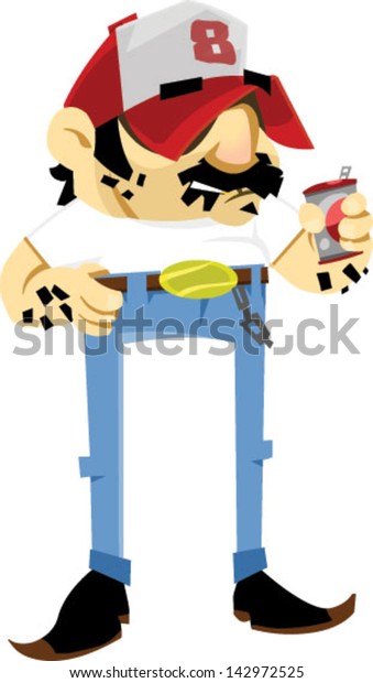 8 Cartoon Drunk Redneck Images, Stock Photos & Vectors | Shutterstock