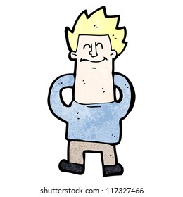 Cartoon Relaxed Man Stock Vector (Royalty Free) 117327466 | Shutterstock