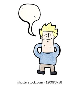 Cartoon Relaxed Man Stock Vector (Royalty Free) 120098758 | Shutterstock
