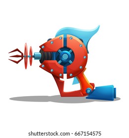Cartoon Retro Space Blaster Ray Gun Stock Vector (Royalty Free ...