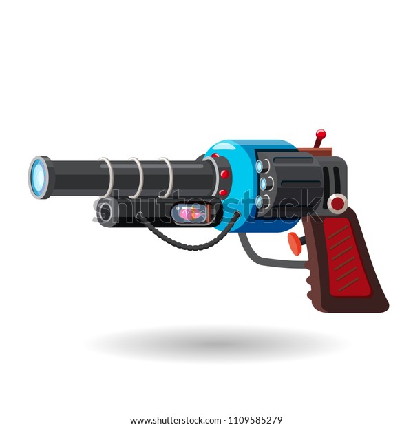Cartoon Retro Space Blaster Ray Gun Stock Vector (Royalty Free ...