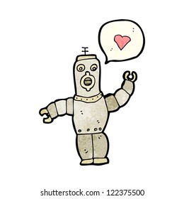 Cartoon Robot Love Stock Vector Royalty Free 122375500 Shutterstock